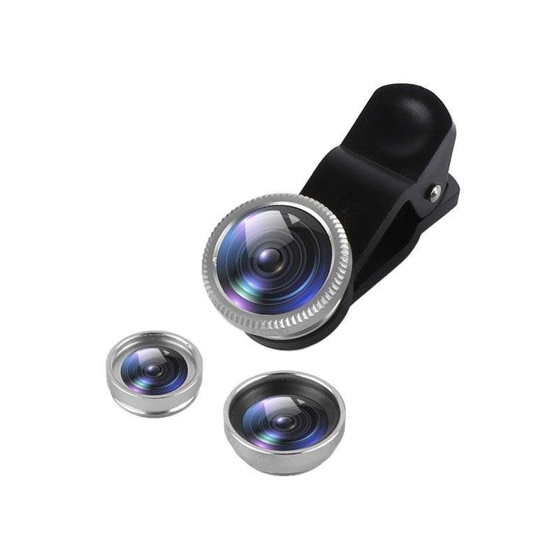 3 in 1 Clip on 180 Degree Fish Eye Lens – warmyard