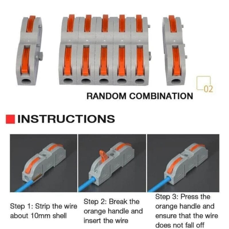 Push-type Quick Connection Terminal, Wire Splitter – warmyard